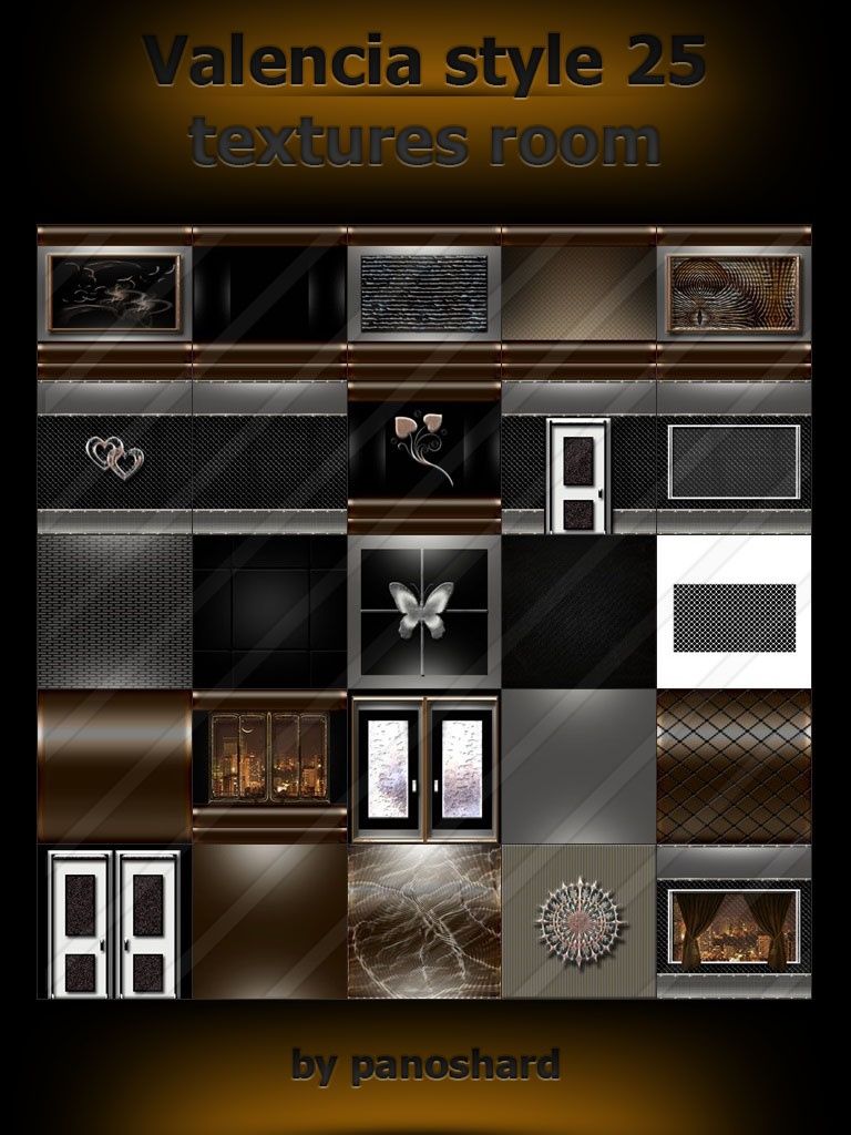 collection black authentic 30 textures for imvu