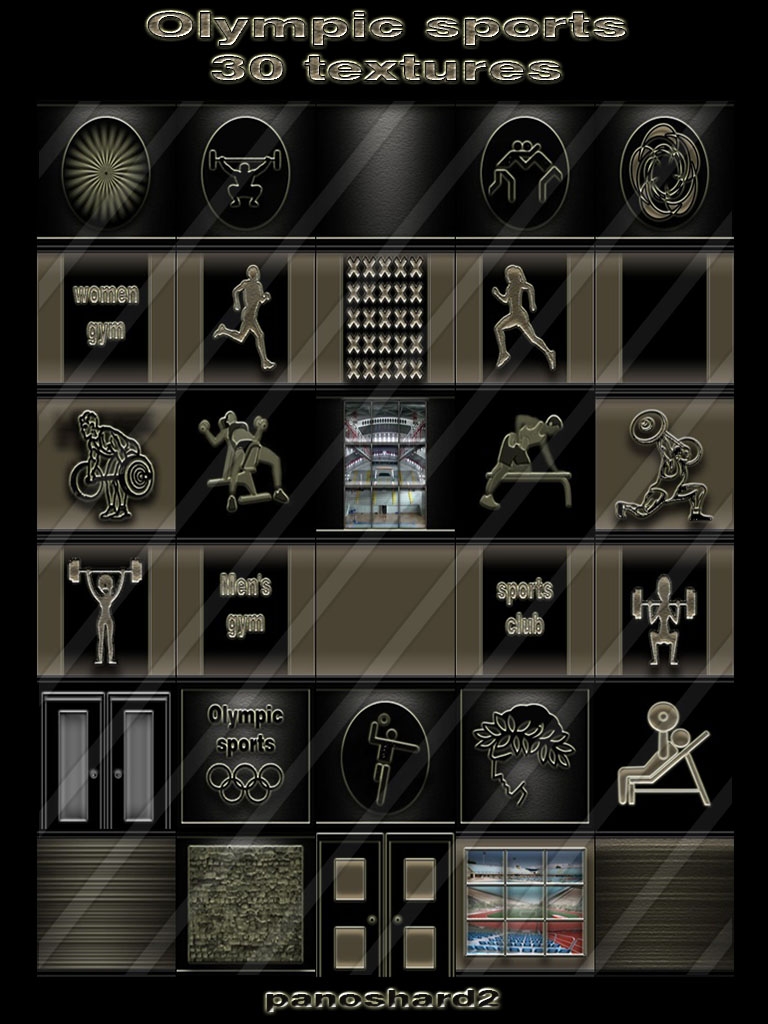 Olympic sports 30 textures