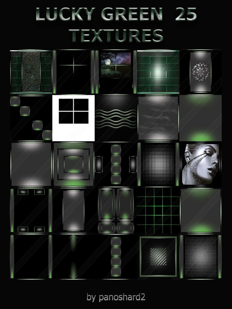 green collection christmas 30 textures new pack