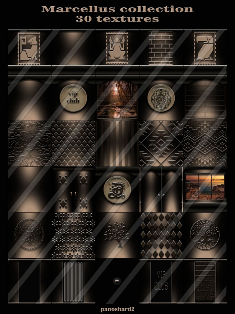 Marcellus collection 30 textures for imvu
