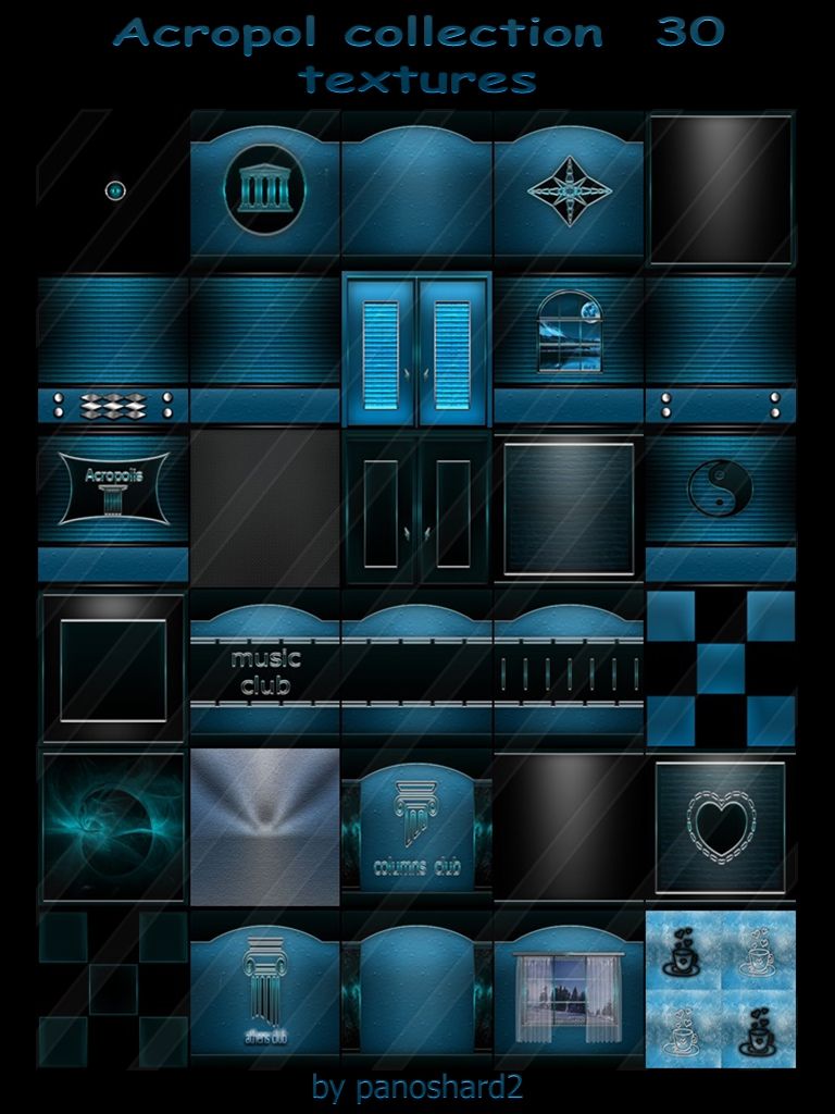 art gallery 40 textures for imvu creator