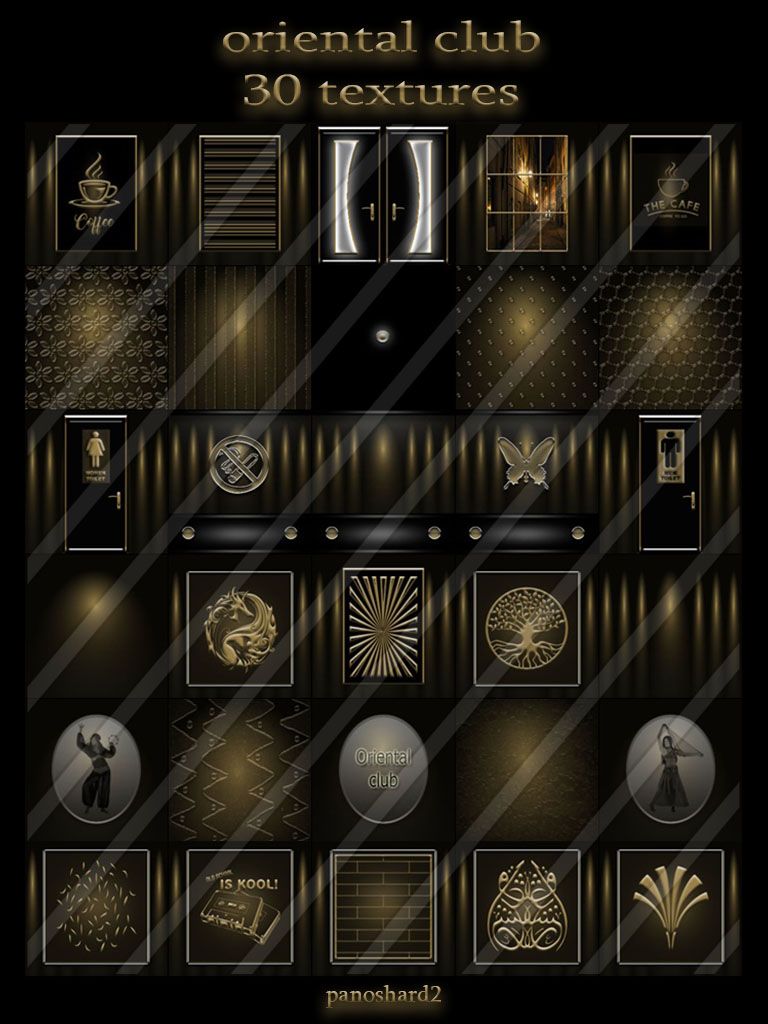 Dark and silver collection 30 textures