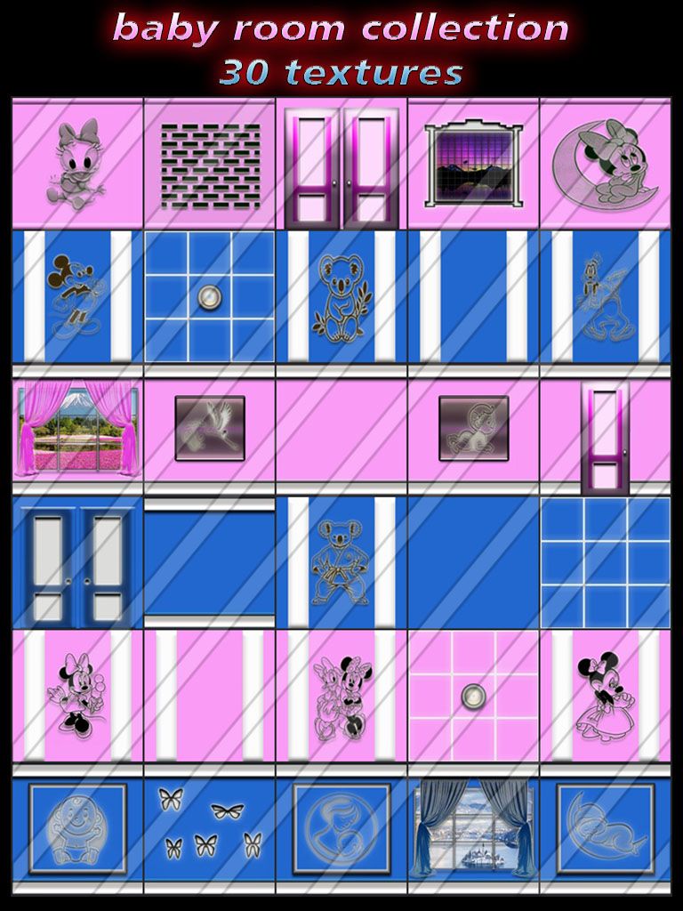 baby room collection 30 textures for imvu creators