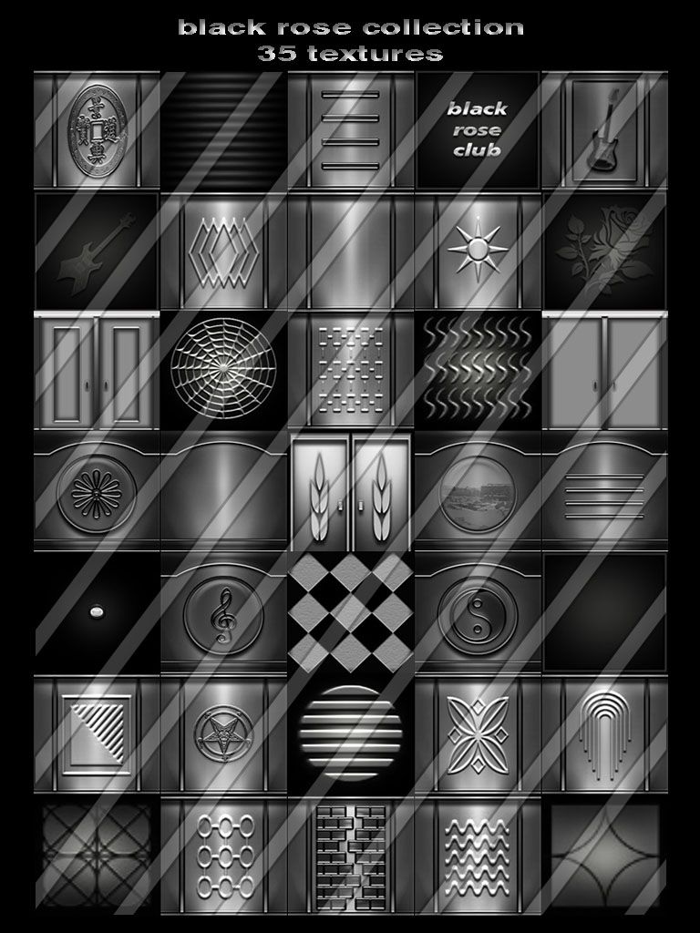 black rose collection 35 textures new pack for imvu