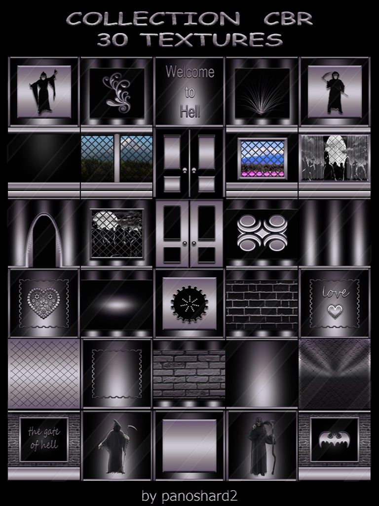 black fire collection 30 textures for imvu
