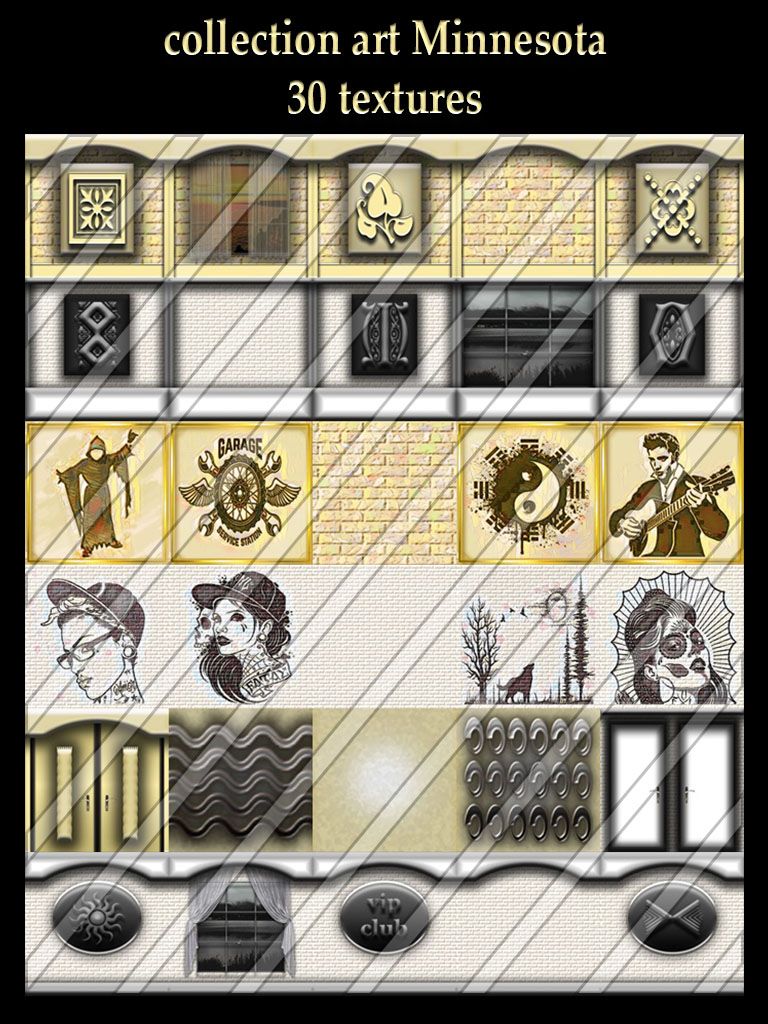 nails collection fon 15 textures for imvu