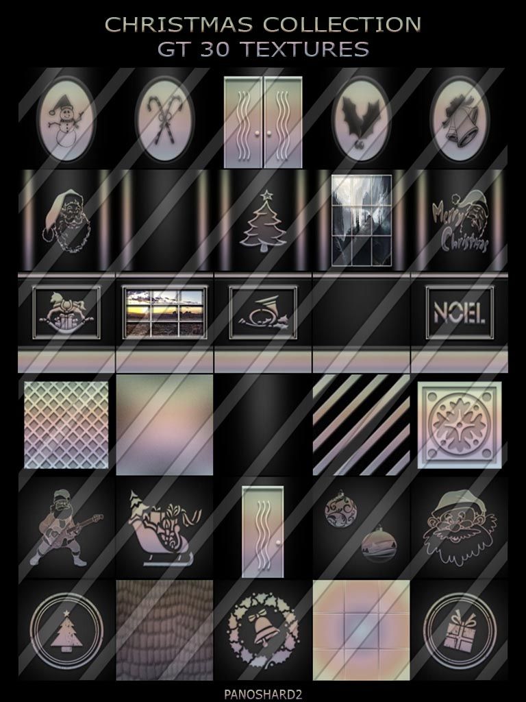 CHRISTMAS COLLECTION GT 30 TEXTURES FOR IMVU