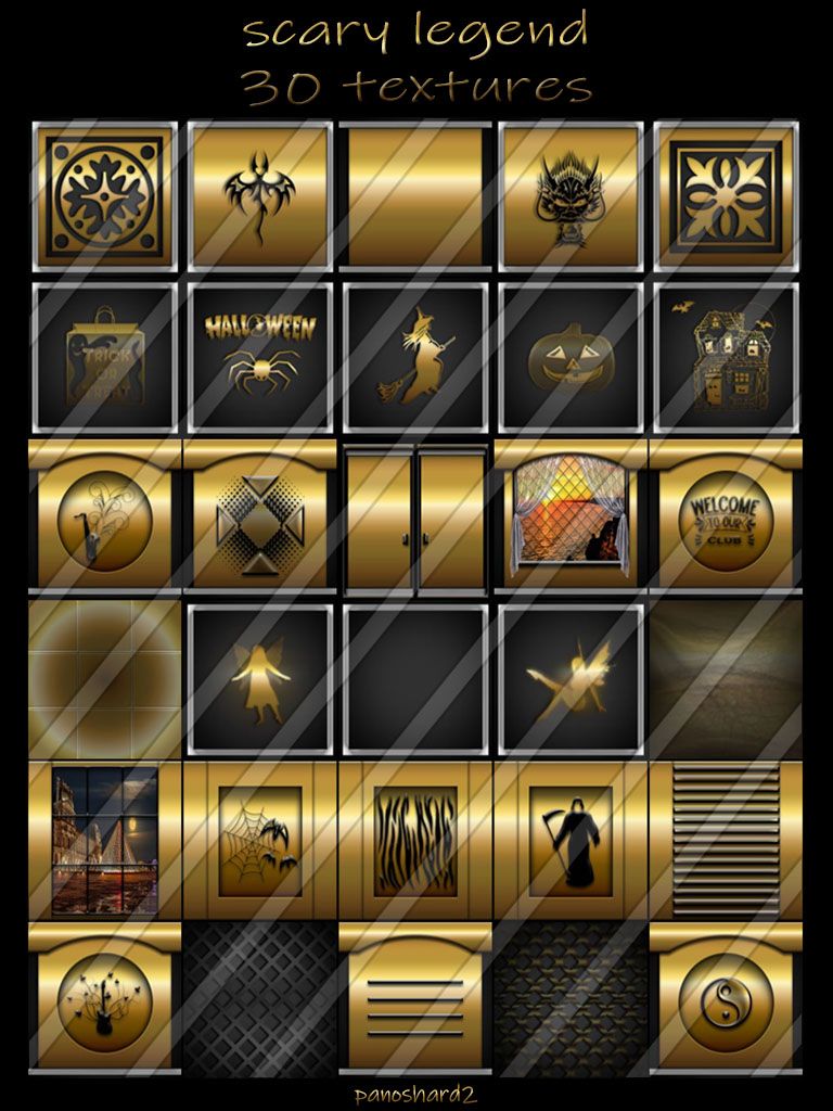 scary legend 30 textures for imvu