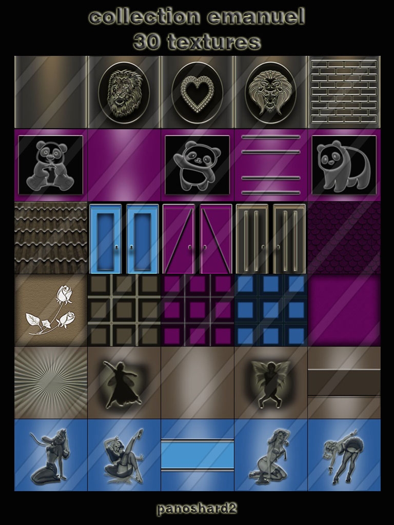 collection emanuel 30 textures for imvu creator