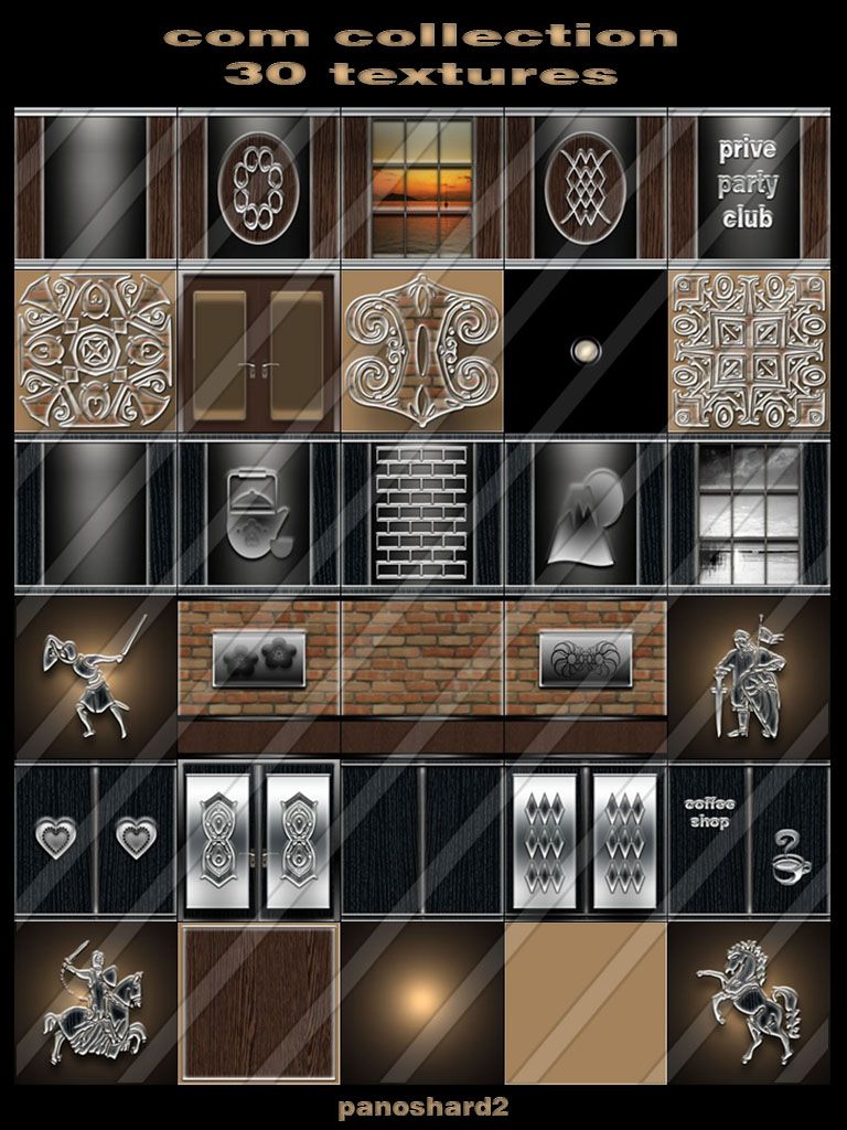 Virtual collection 35 textures