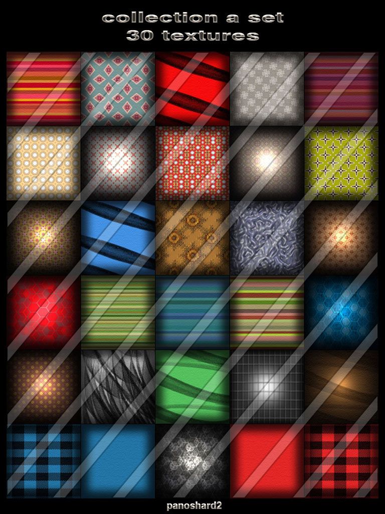 four pendants with chain textures with opacity for imvu