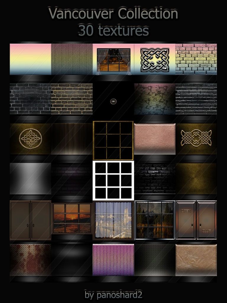 collection particular color 30 textures for imvu