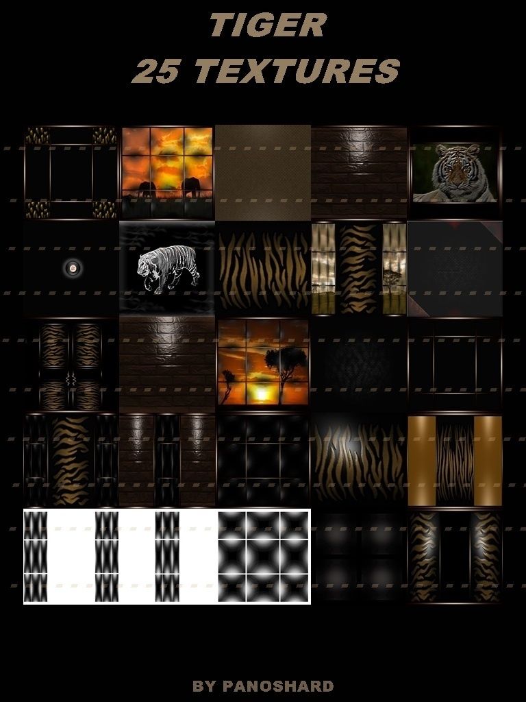 TIGER 25 TEXTURES