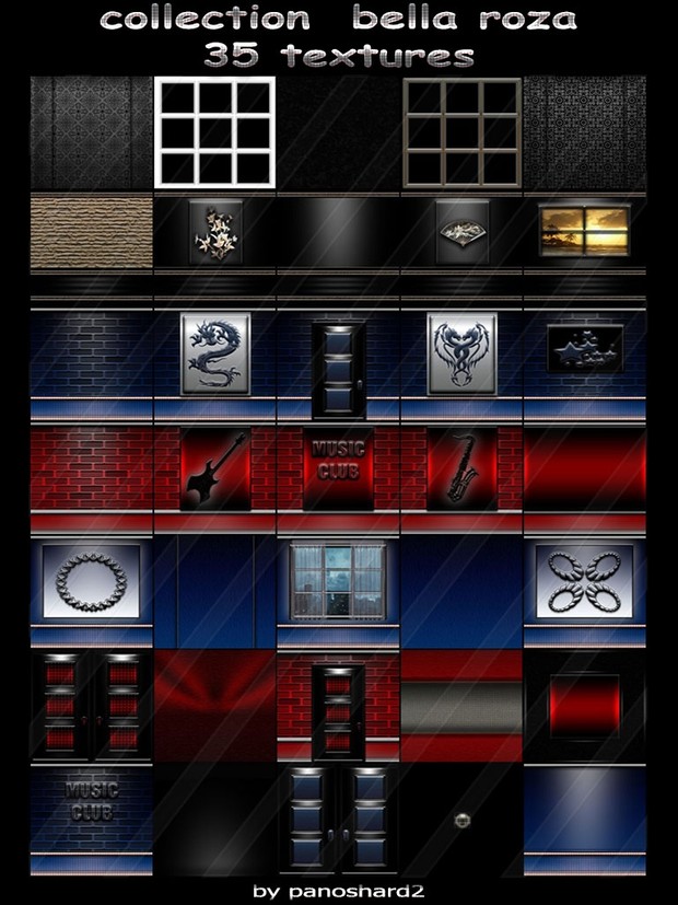 shiny doors collection 25 textures