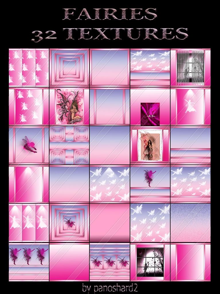 FAIRIES 32 TEXTURES FOR IMVU
