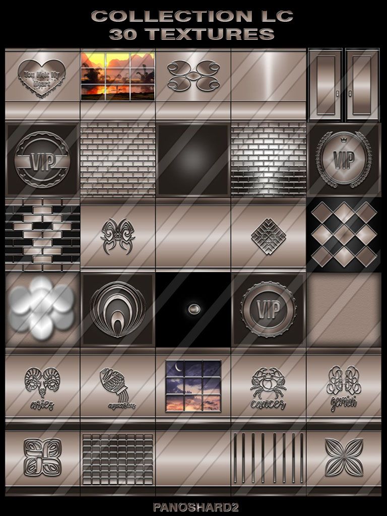 fifty textures for all tastes