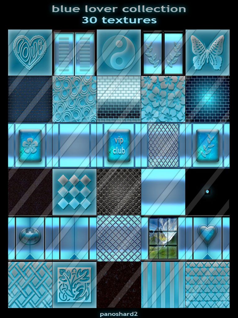 Blue Lagoon collection 30 textures for imvu