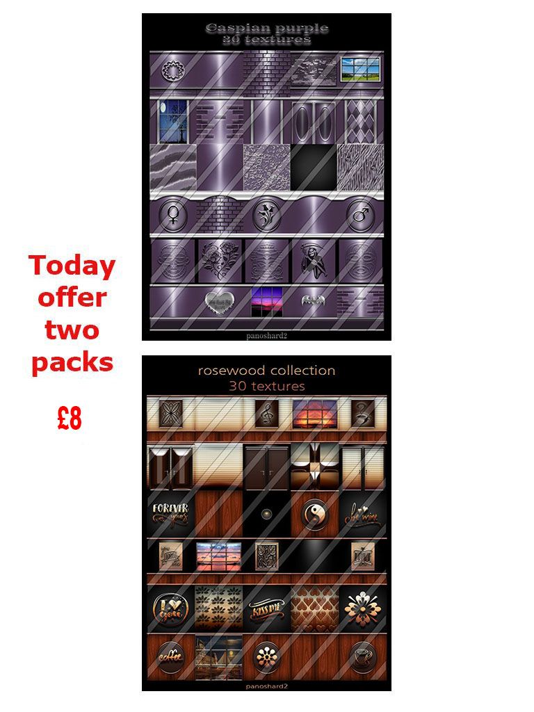 shiny doors collection 25 textures for imvu