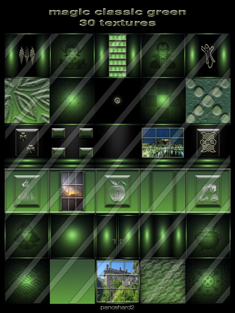 magic classic green 30 textures for imvu creators