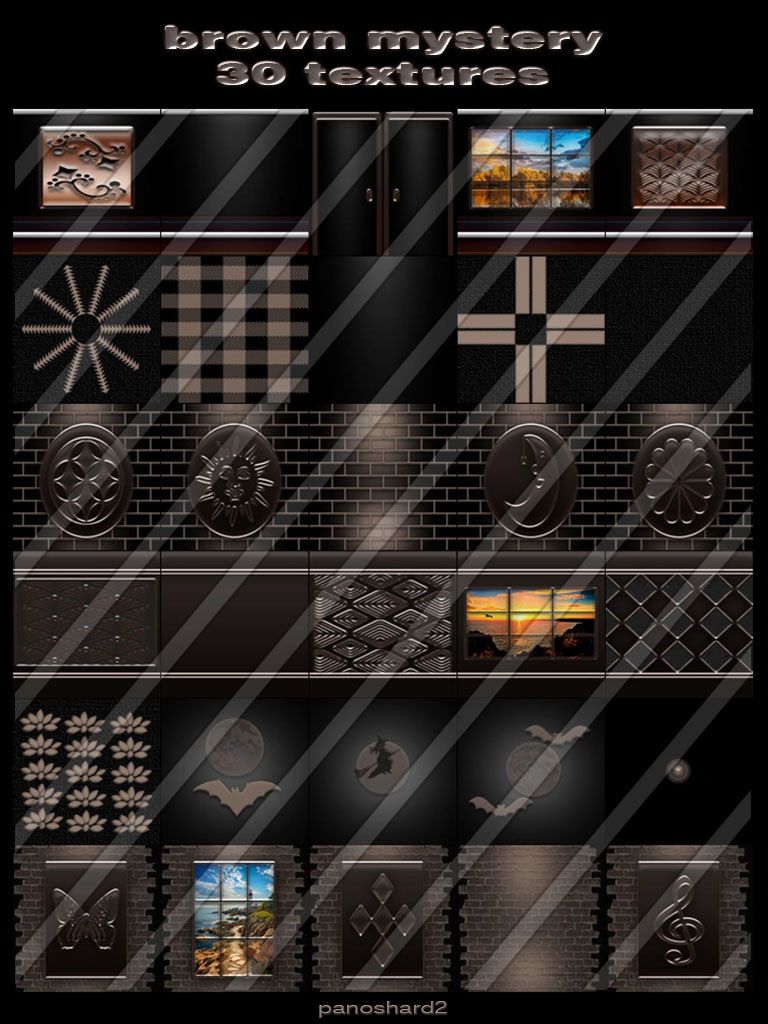 brown mystery 30 textures new pack for imvu