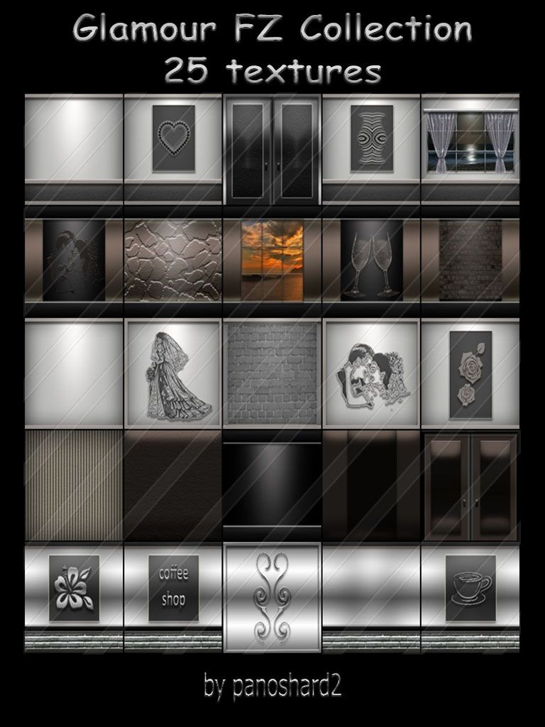 art gallery 40 textures for imvu creator