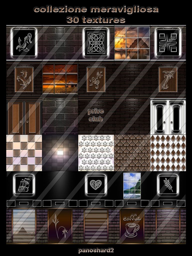 collection rs red silver 30 textures for imvu