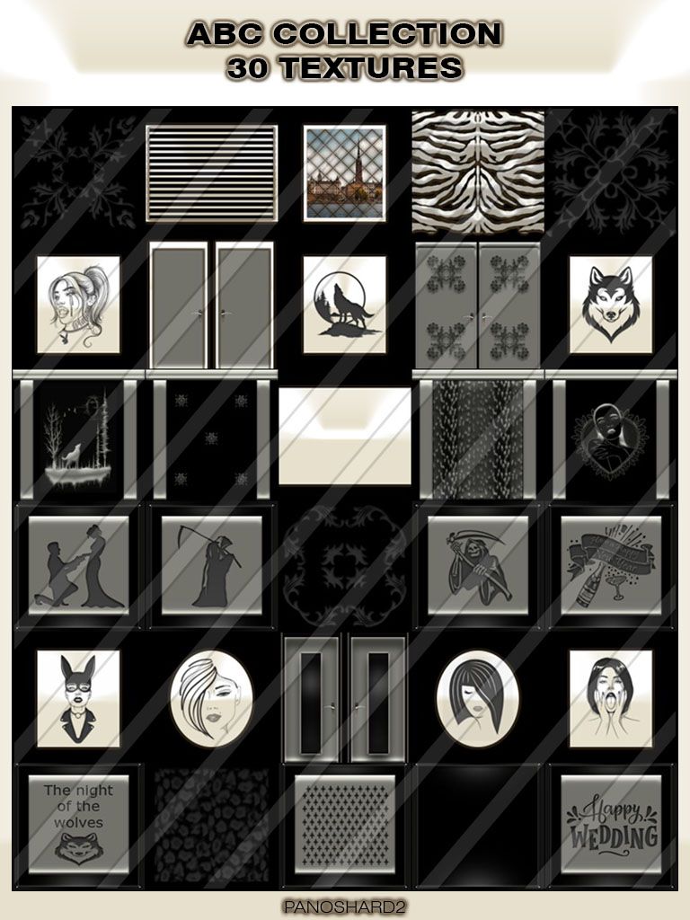 ABC COLLECTION 30 TEXTURES FOR IMVU