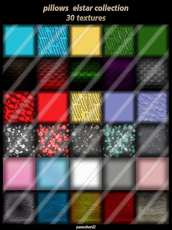 pillows elstar collection 30 textures for imvu new pa