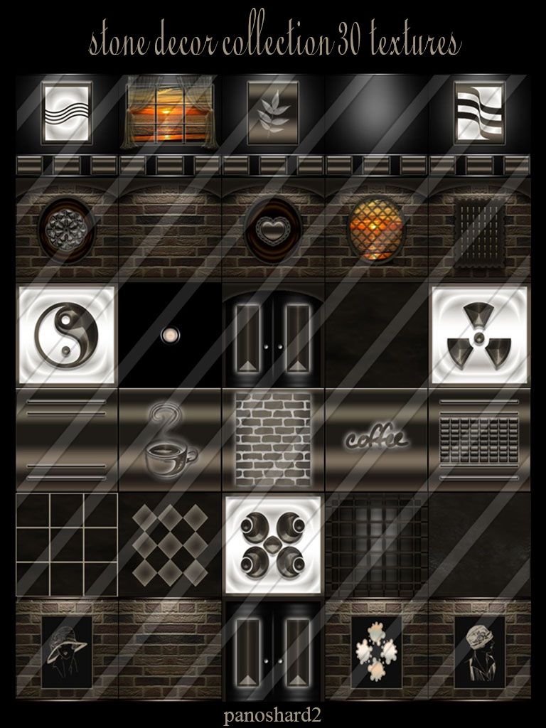 stone decor collection 30 textures for imvu