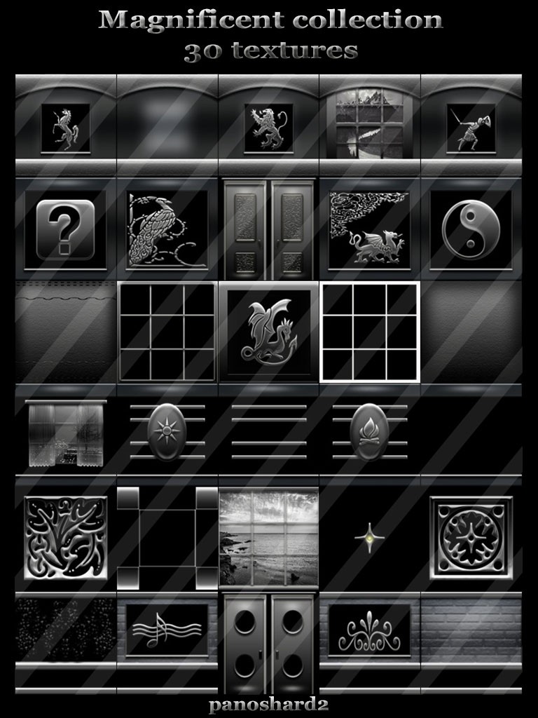 Magnificent collection 30 textures for imvu rooms