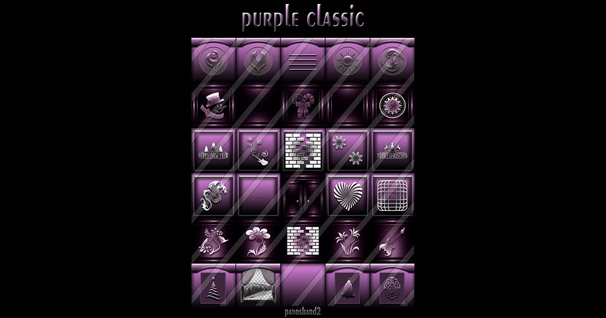purple classic 30 textures for imvu creators