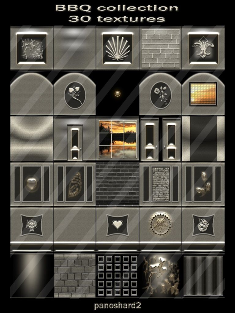 BBQ collection 30 textures for imvu