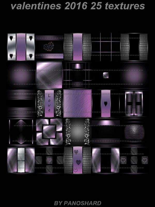 nails collection fon 15 textures for imvu