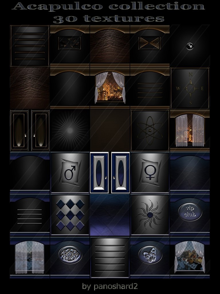blue tc collection 25 textures for imvu rooms