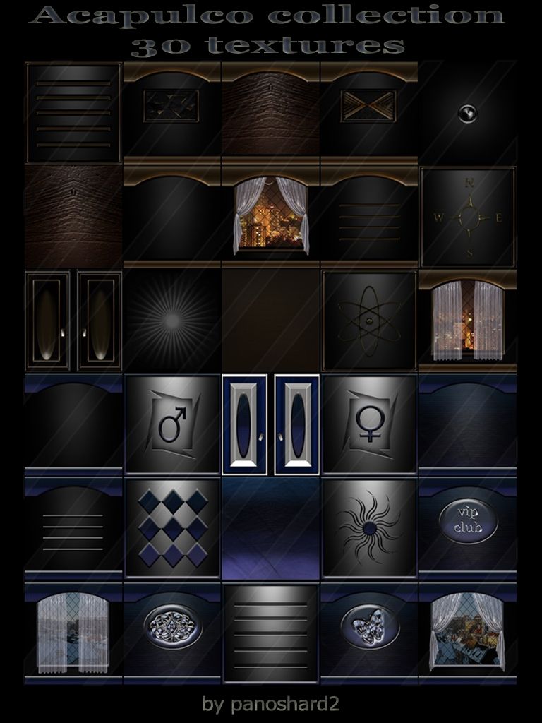 yellow collection 30 textures for imvu