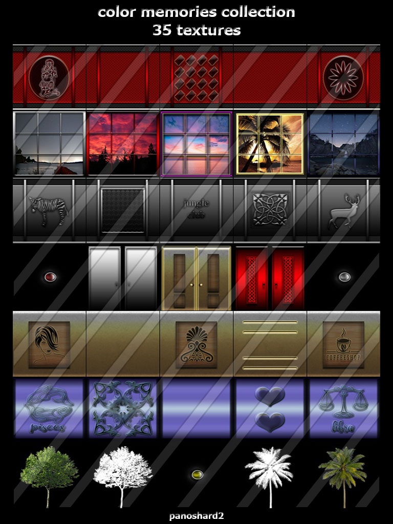 color memories collection 35 textures for imvu