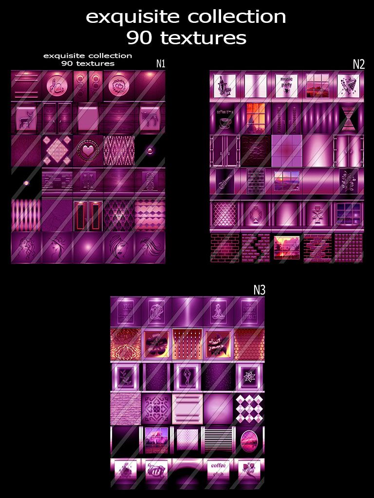 exquisite collection 90 textures for imvu