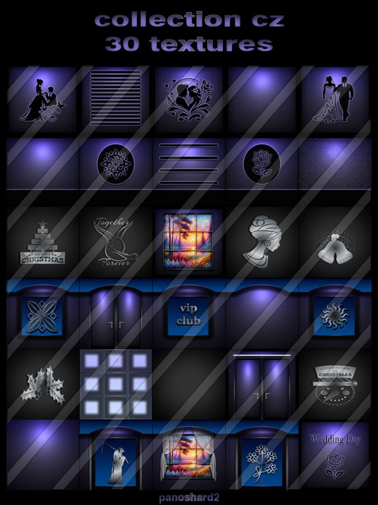 collection cz 30 textures for imvu creators
