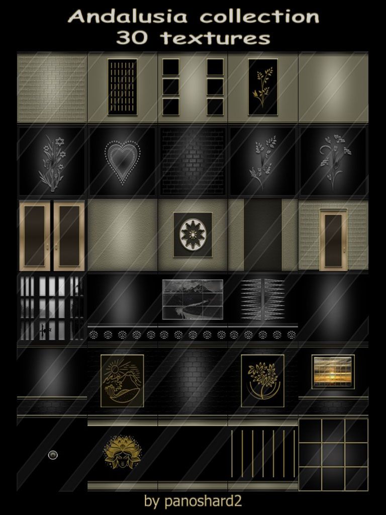 Pyrite metal collection 30 textures for imvu