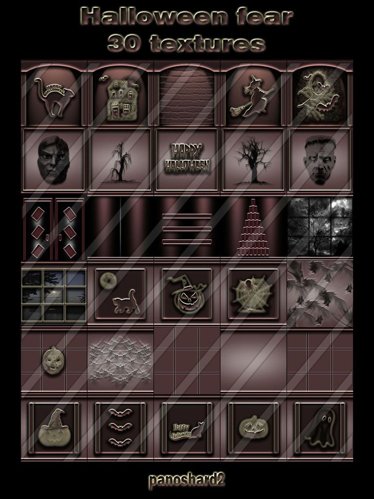 halloween fear 30 textures for imvu