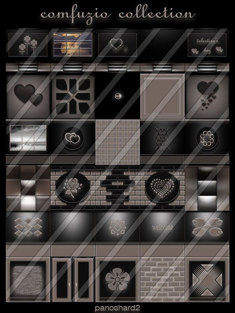 Comfuzio collection 30 textures for imvu