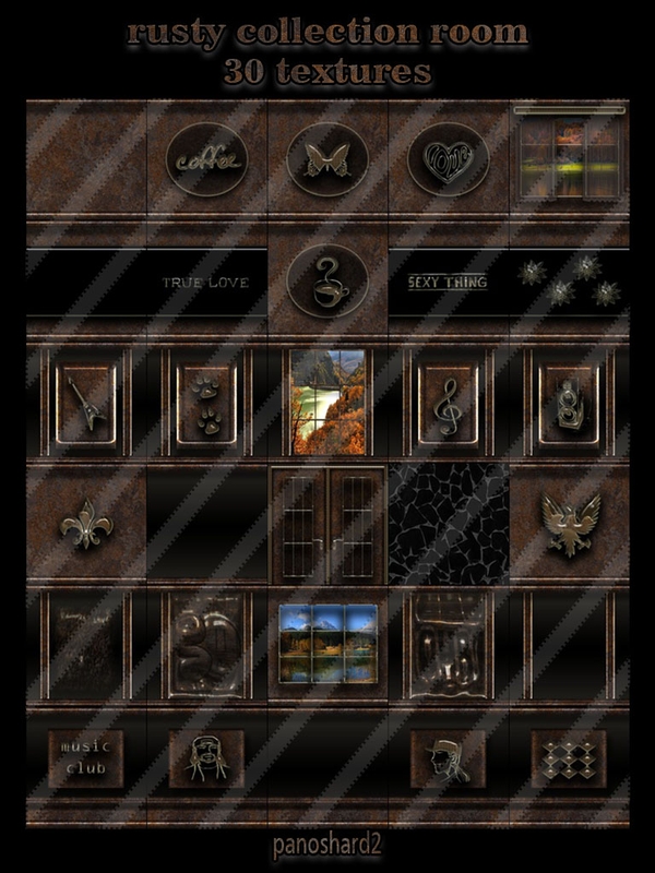 Rusty collection room 30 textures
