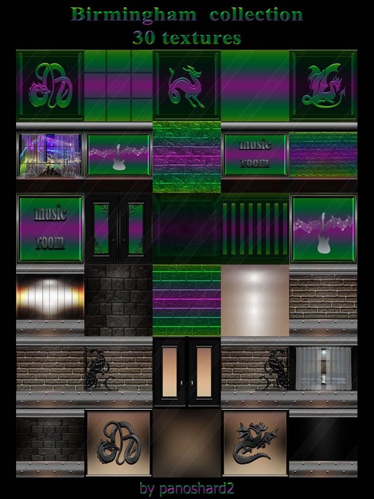 White Storm collection 30 textures for imvu