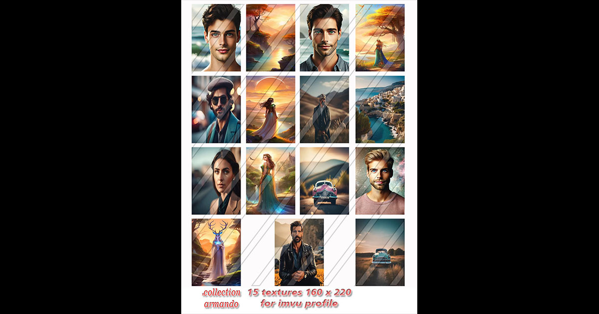 collection armando 15 textures for imvu profile 160x220 jpg will be ...