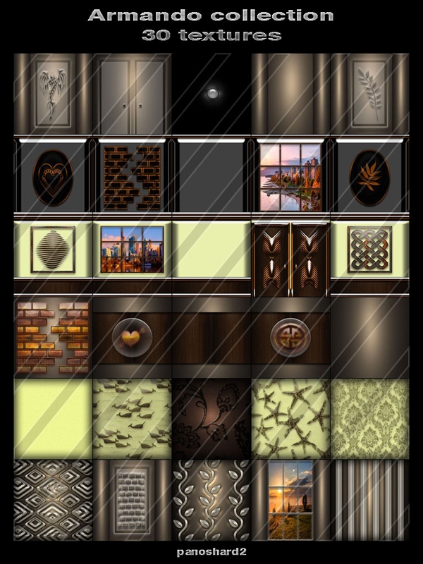 mixed coloring Antoinette collection 40 textures for imvu