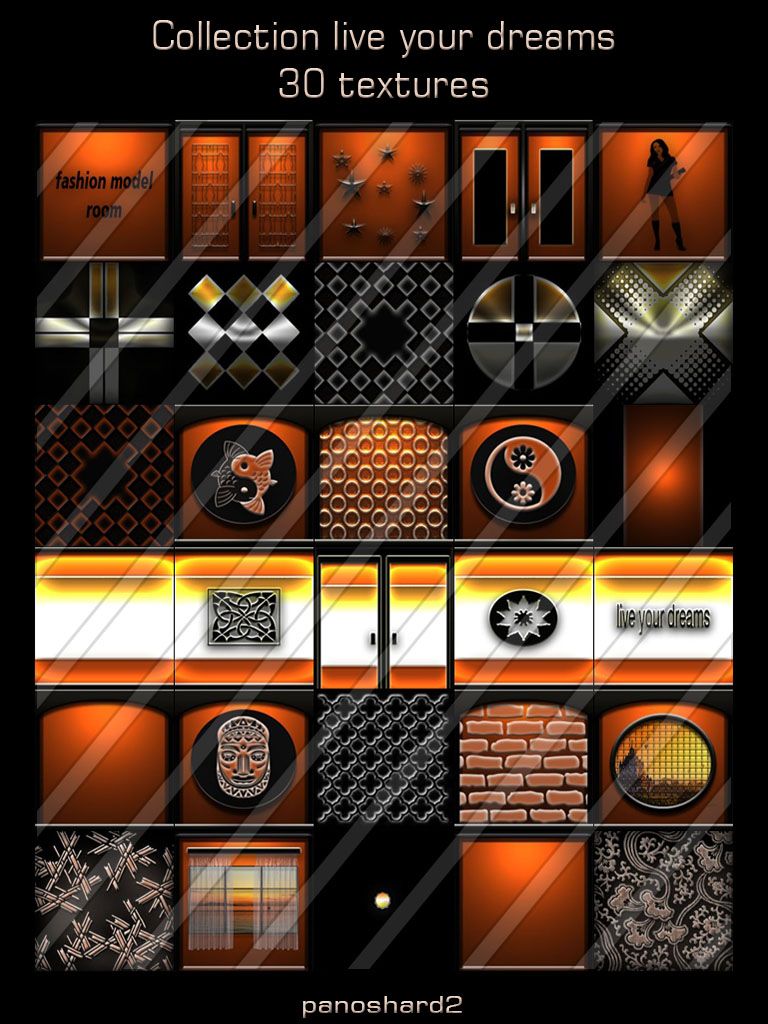 color feast 55 textures for imvu creators