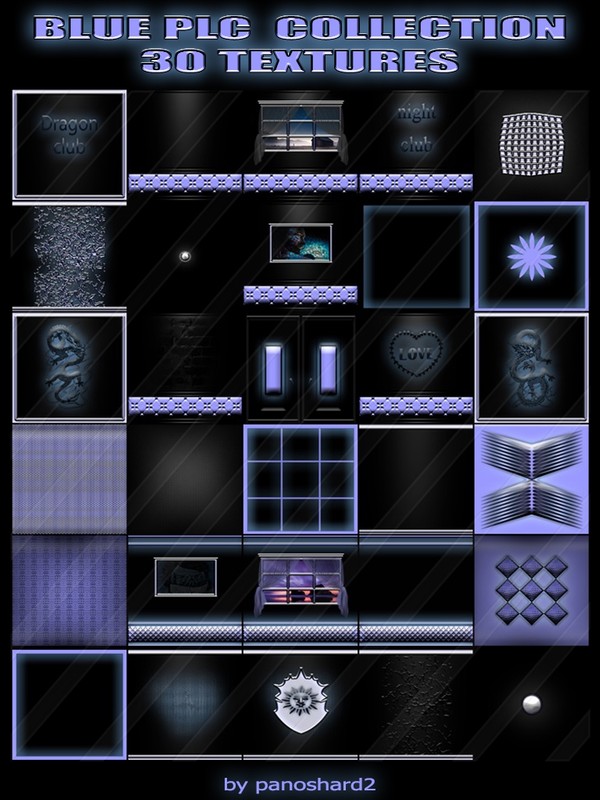 inferno style 30 textures new pack for imvu rooms