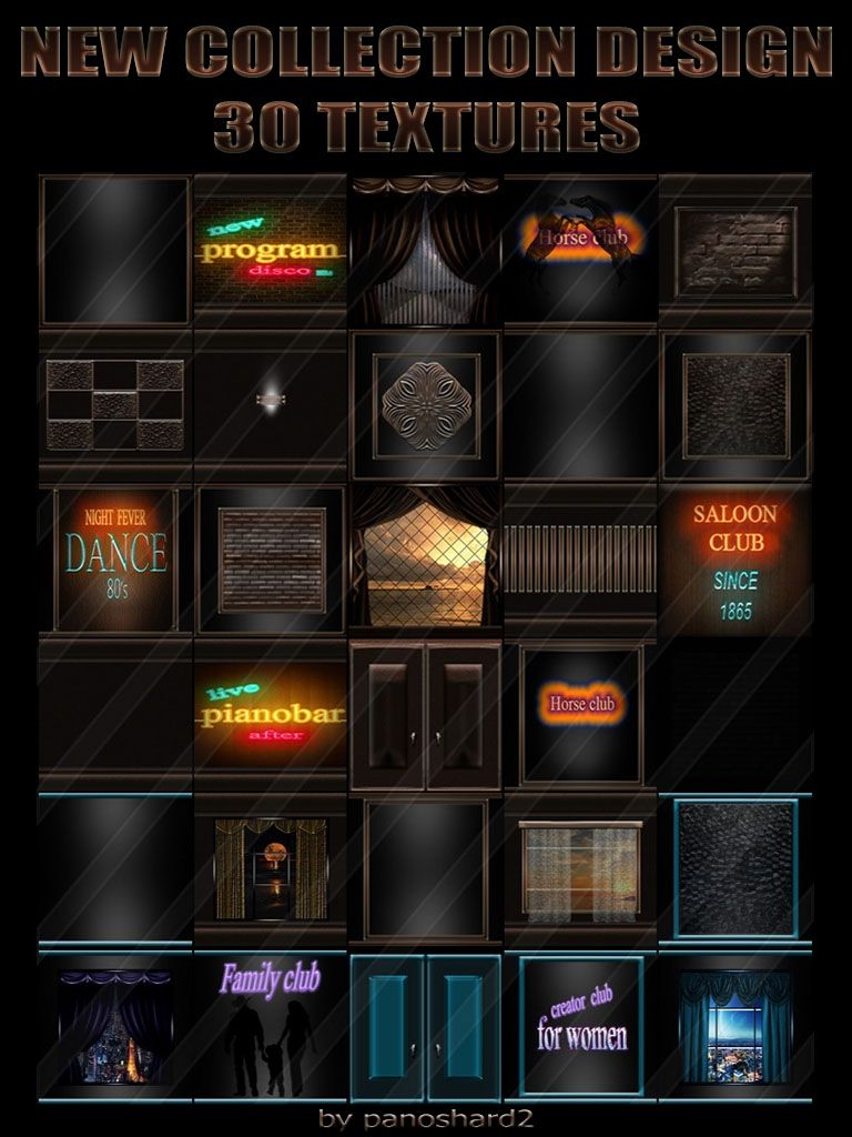 NEW COLLECTION DESIGN 30 TEXTURES FOR IMVU