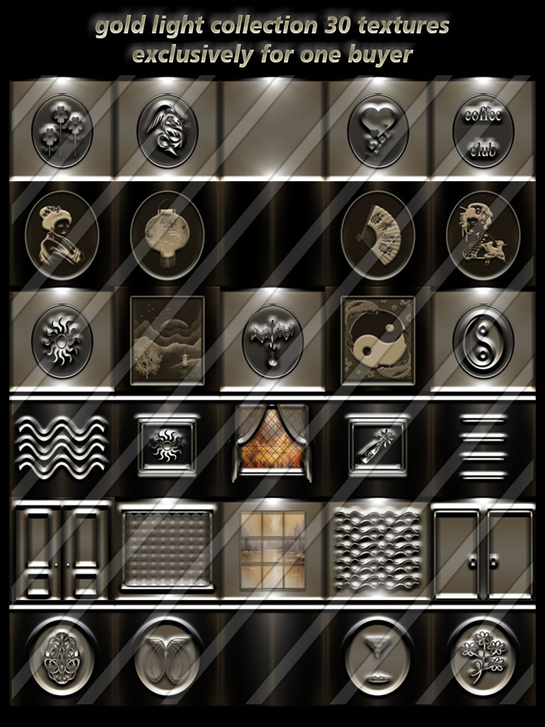 Blue Lagoon collection 30 textures for imvu