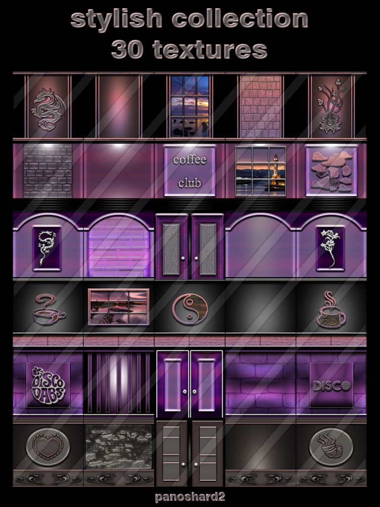 Pancho Villa collection fabricks 40 textures for imvu